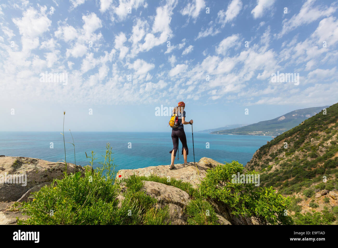 Hike in Crimea Stock Photo - Alamy