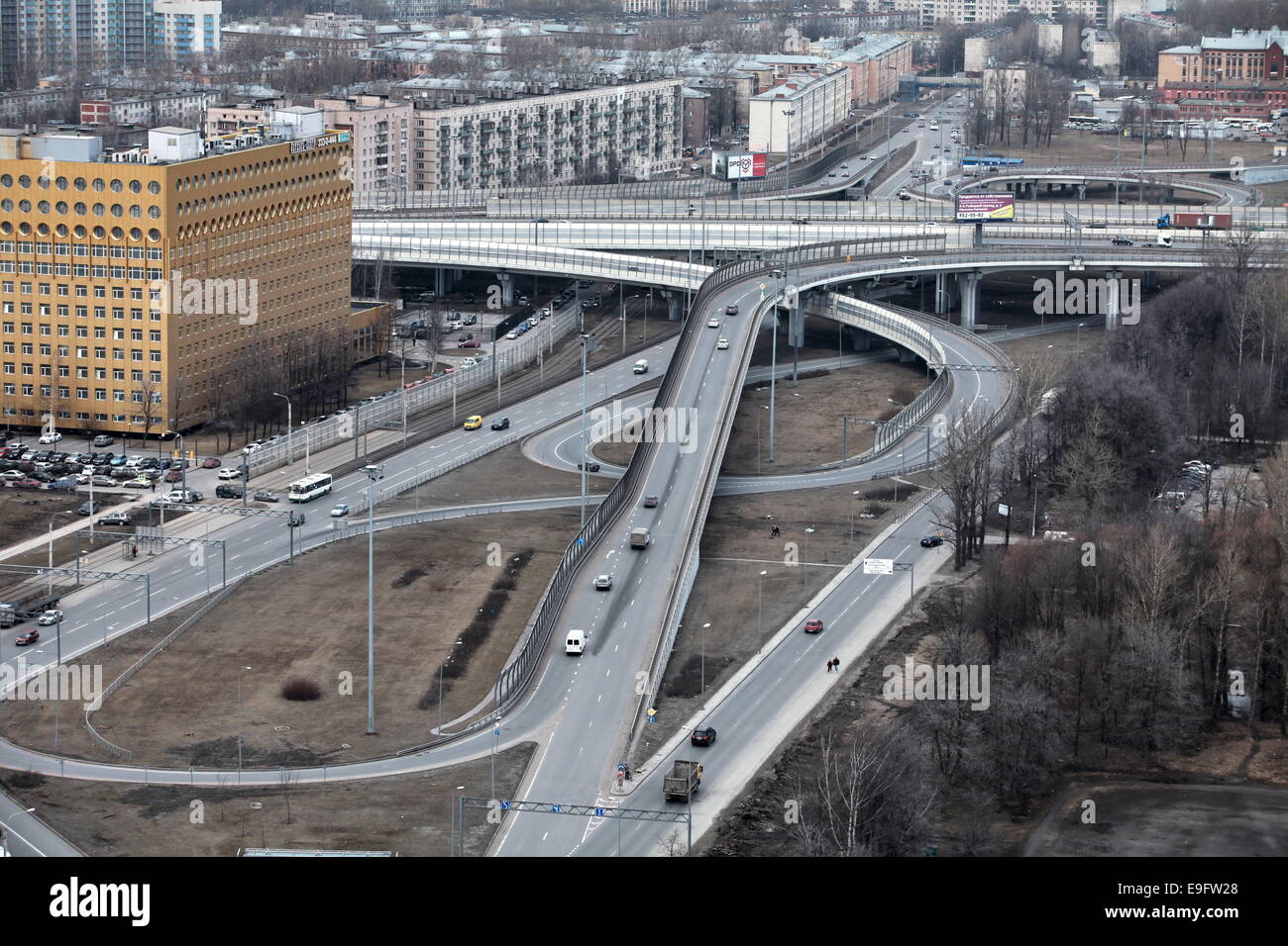 Highway junction hi-res stock photography and images - Alamy