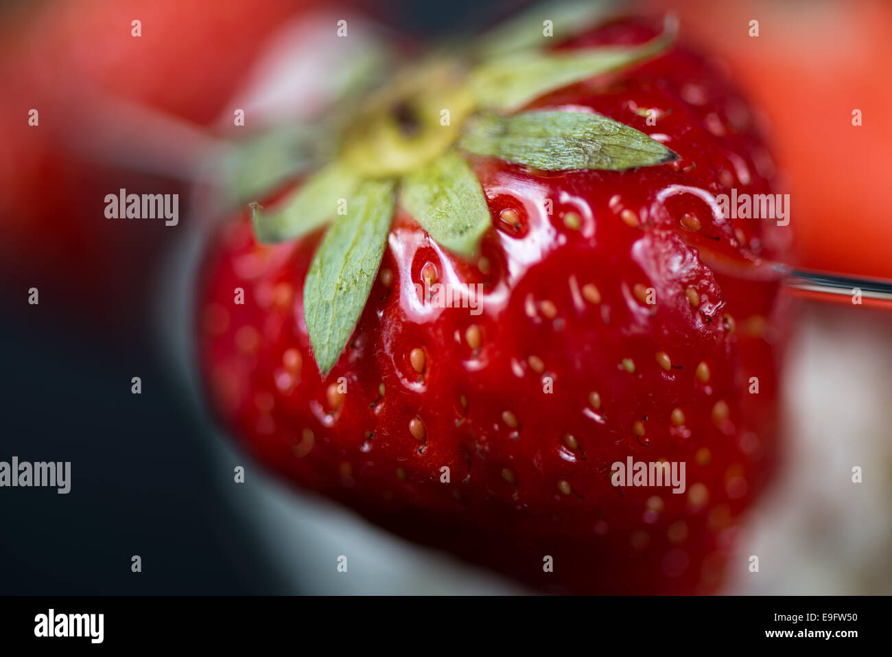 Strawberry close up Stock Photo - Alamy