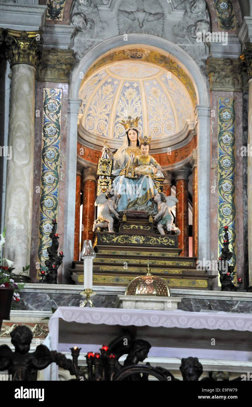Israel, Haifa, Stella Maris Carmelite Church, Mt. Carmel Stock Photo ...