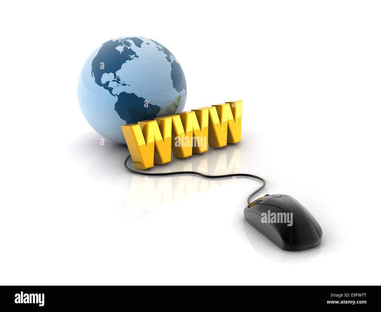 earth sphere and text "WWW" with computer mouse. Elements of this image ...