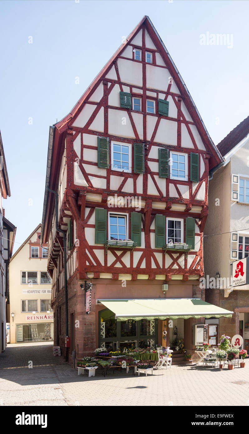 Ancient town of Mosbach in Southern Germany Stock Photo - Alamy