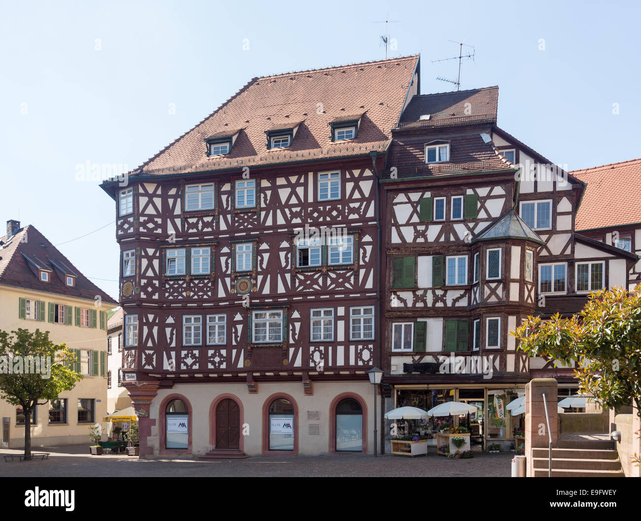 Ancient town of Mosbach in Southern Germany Stock Photo - Alamy