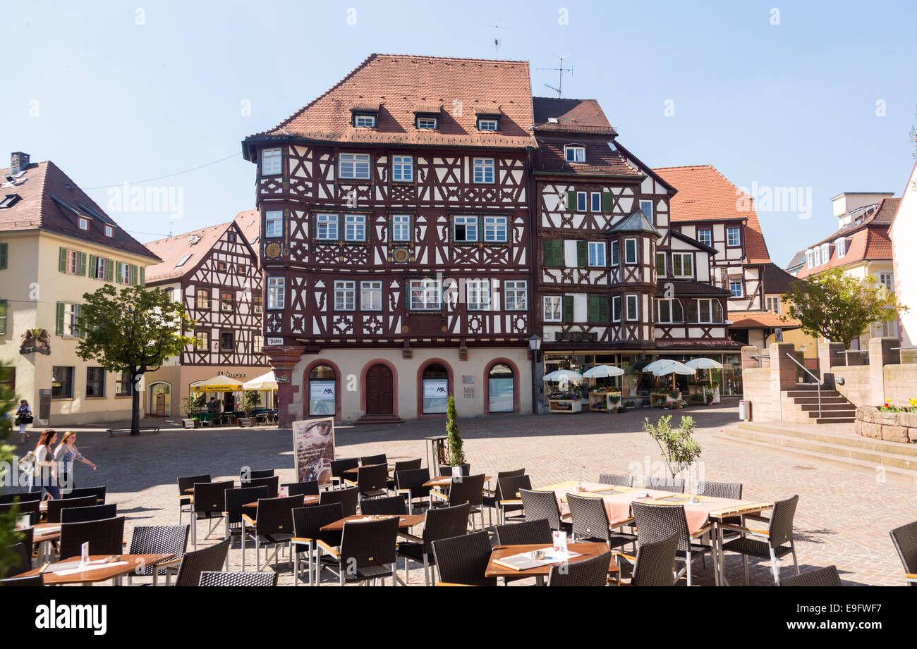 Ancient town of Mosbach in Southern Germany Stock Photo - Alamy