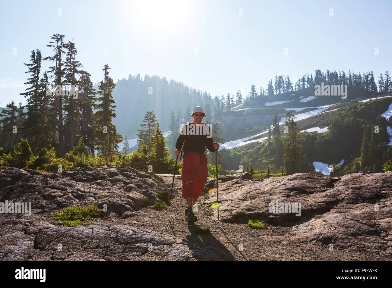 Hike in Baker Area Stock Photo - Alamy