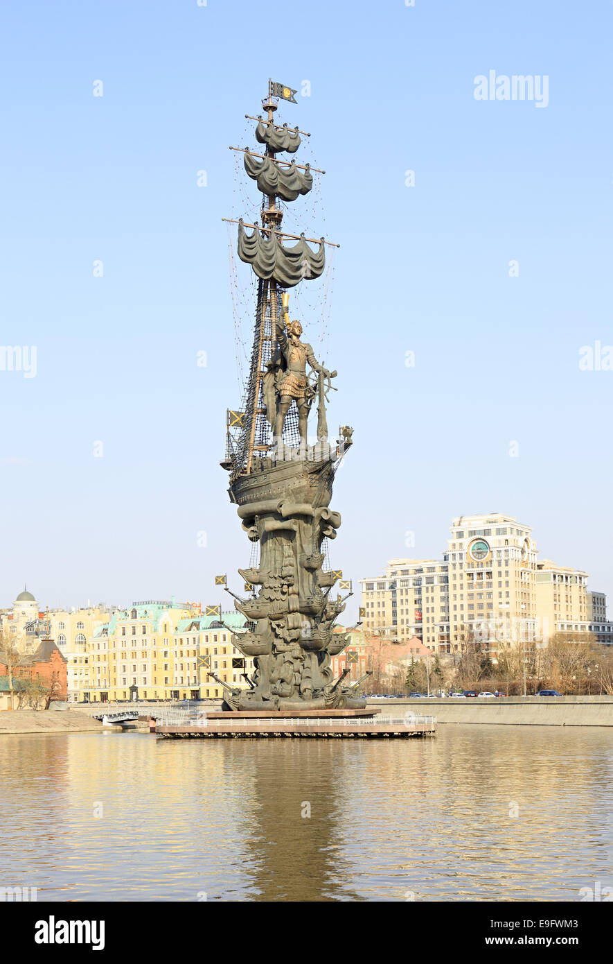 Peter the Great Statue in Moscow Stock Photo - Alamy