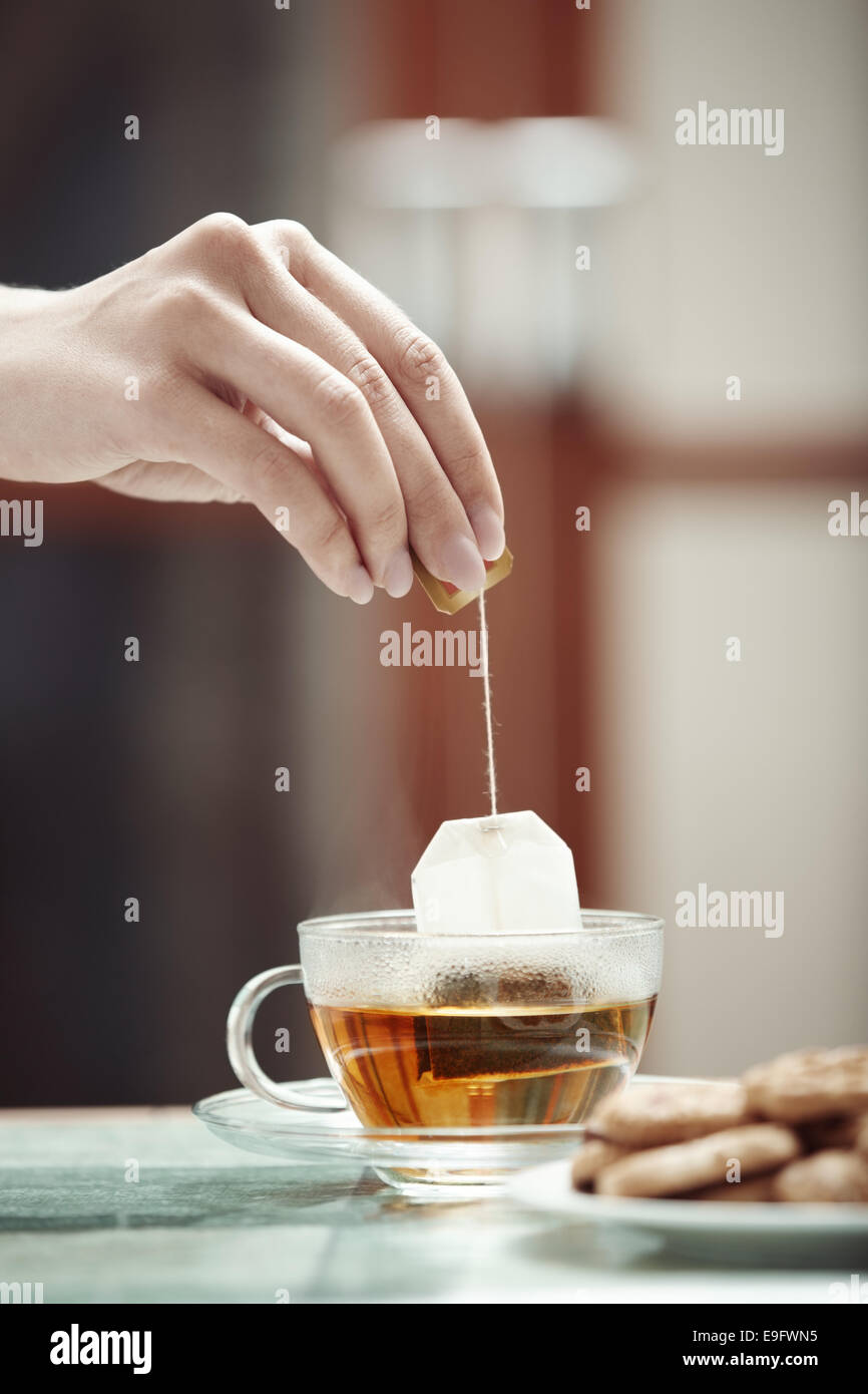Tea preparation hi-res stock photography and images - Alamy