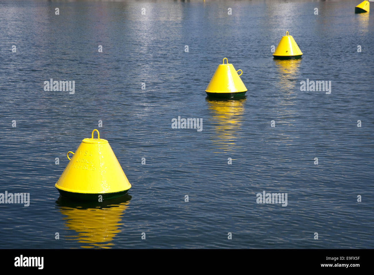 Ship yellow buoy port hi-res stock photography and images - Alamy