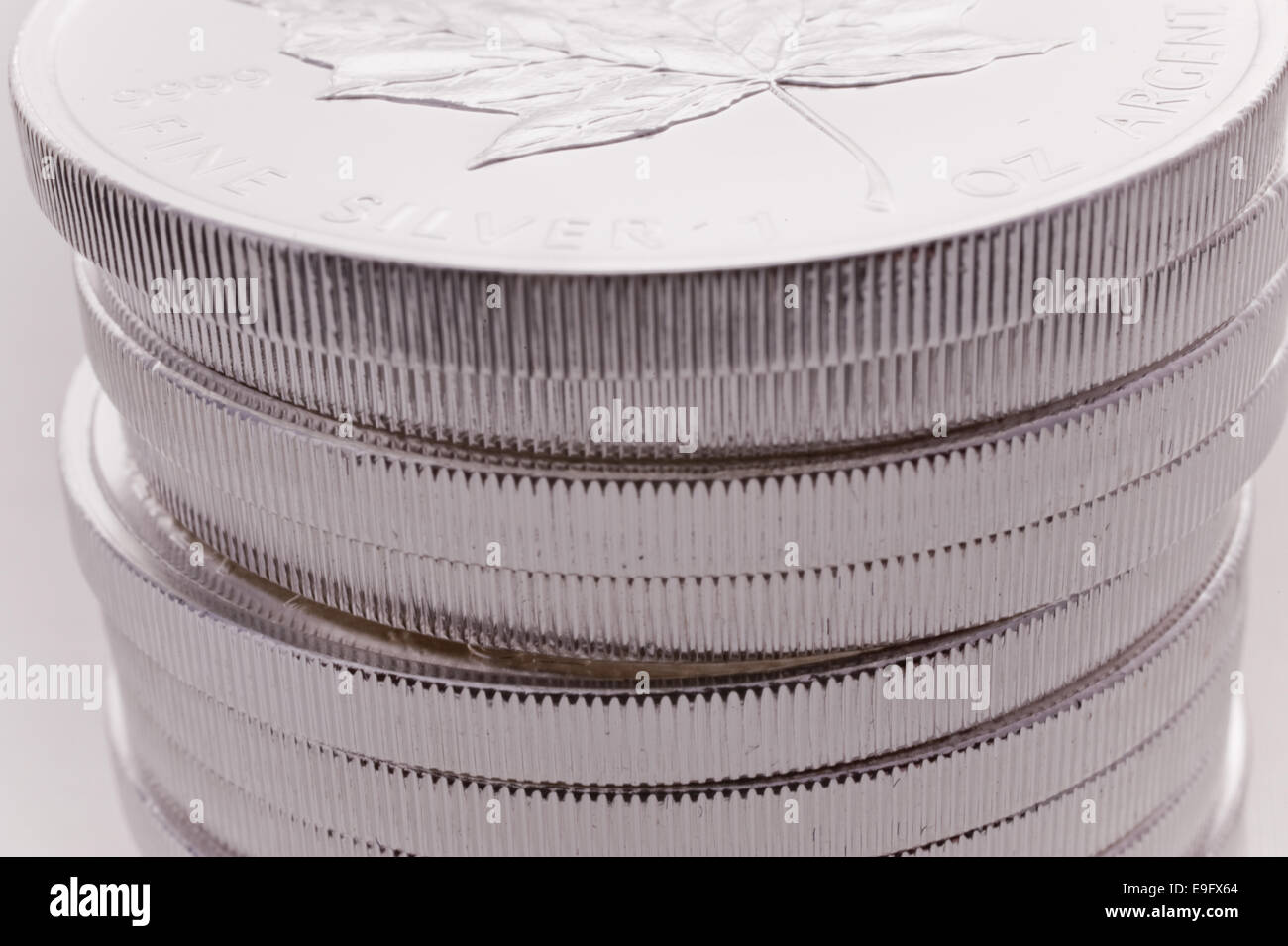 Silver coins and bars hi-res stock photography and images - Alamy