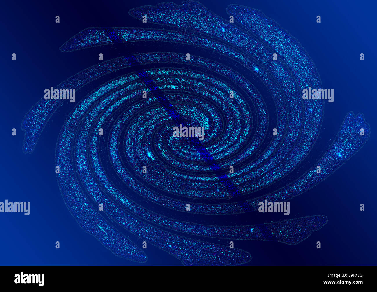 Far away spiral galaxy Stock Photo - Alamy