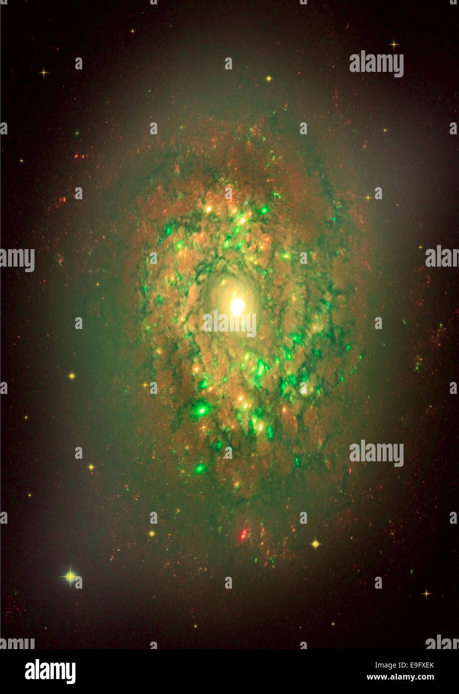 Far away spiral galaxy Stock Photo - Alamy
