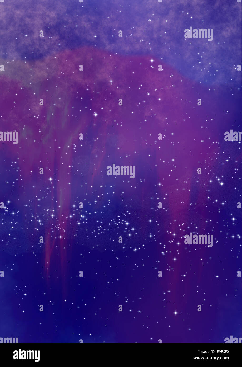 Being shone nebula Stock Photo - Alamy