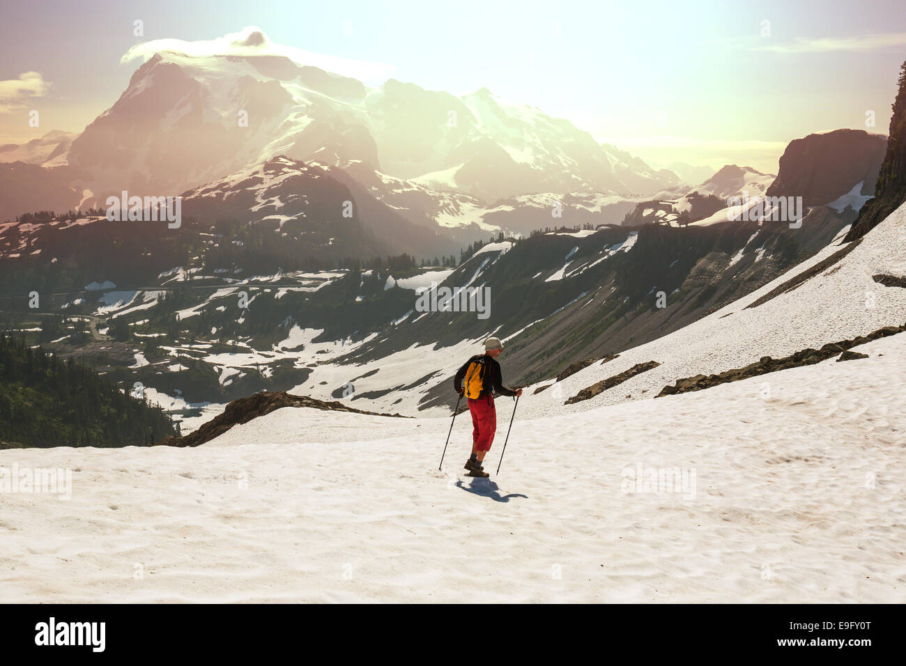Hike in Baker Area Stock Photo - Alamy