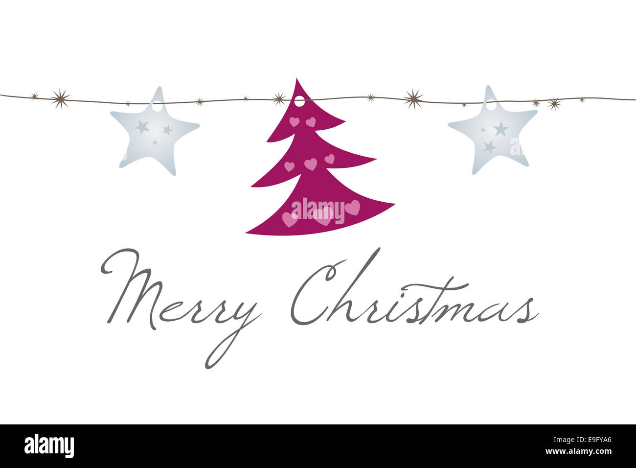 Greeting banner merry christmas Cut Out Stock Images & Pictures - Alamy