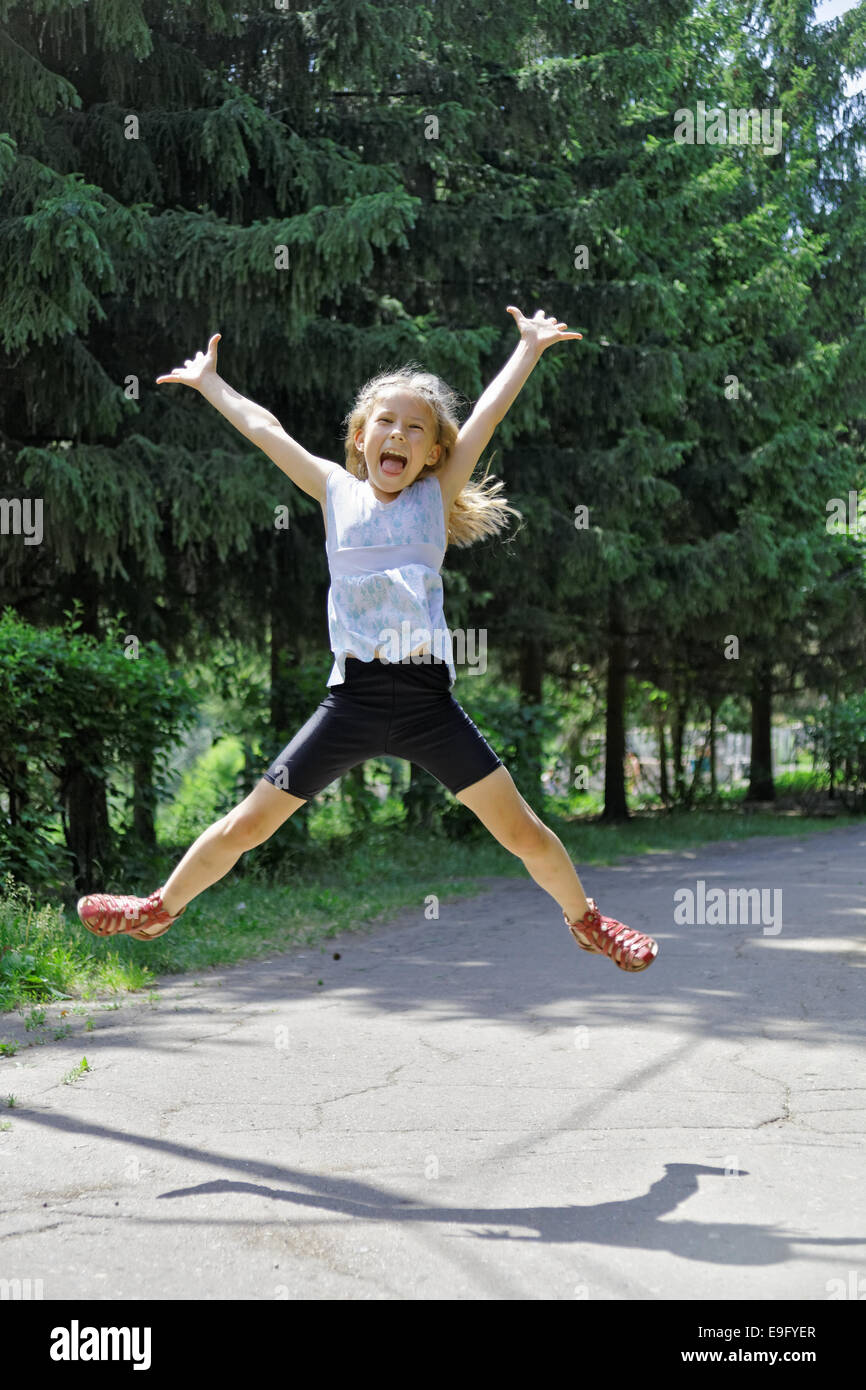 Playful jump hi-res stock photography and images - Alamy