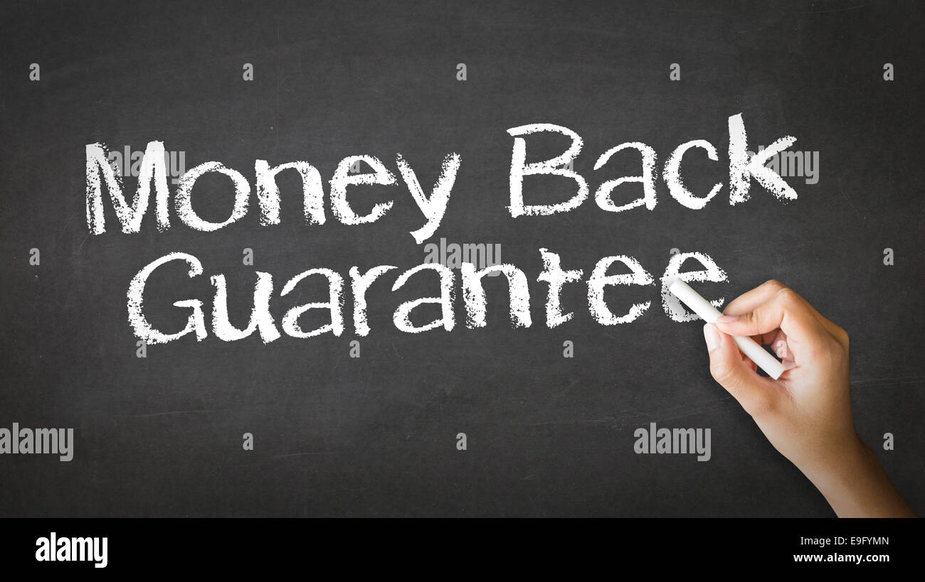 Money back guarantee text hi-res stock photography and images - Alamy