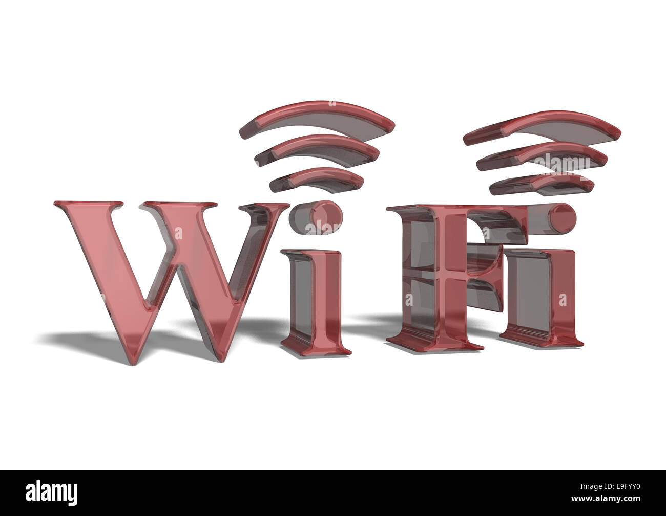 Sign of a wireless communication Stock Photo - Alamy