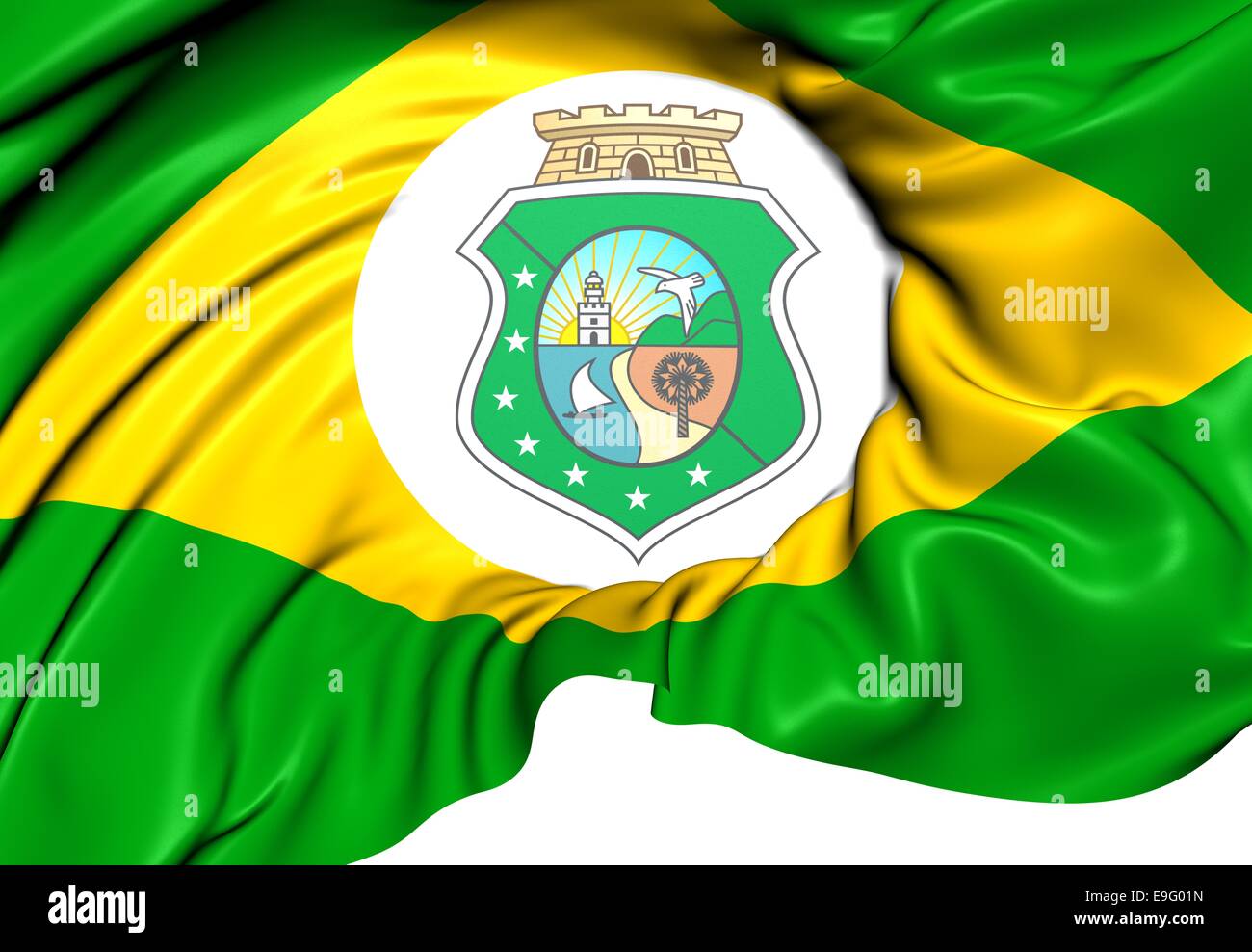 Flag of Ceara State Stock Photo - Alamy