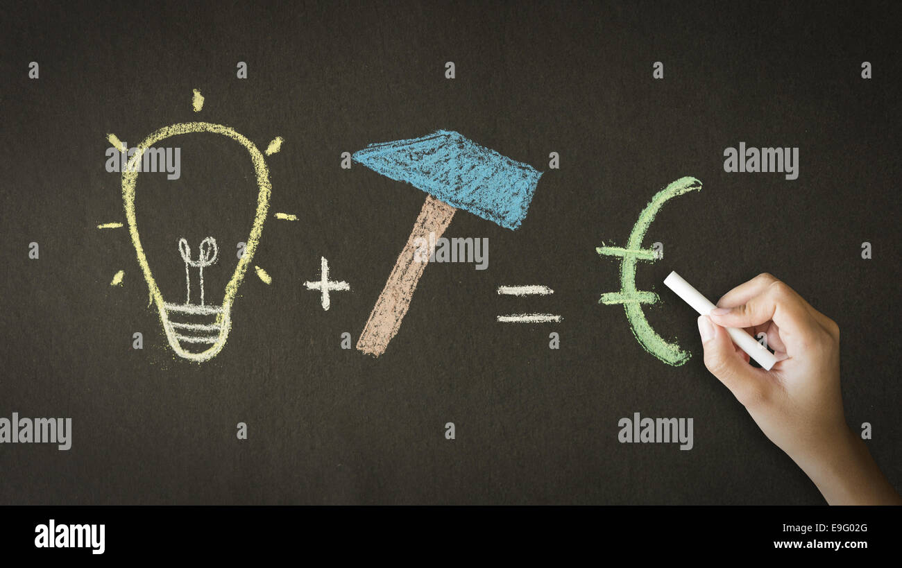 Teamwork chalk drawing hi-res stock photography and images - Alamy