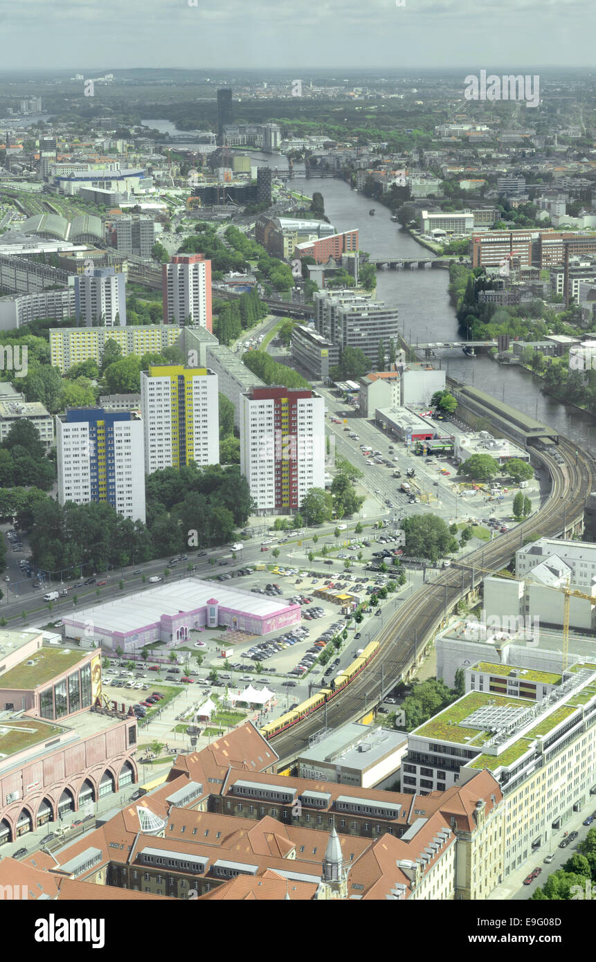 Berlin from above hi-res stock photography and images - Alamy