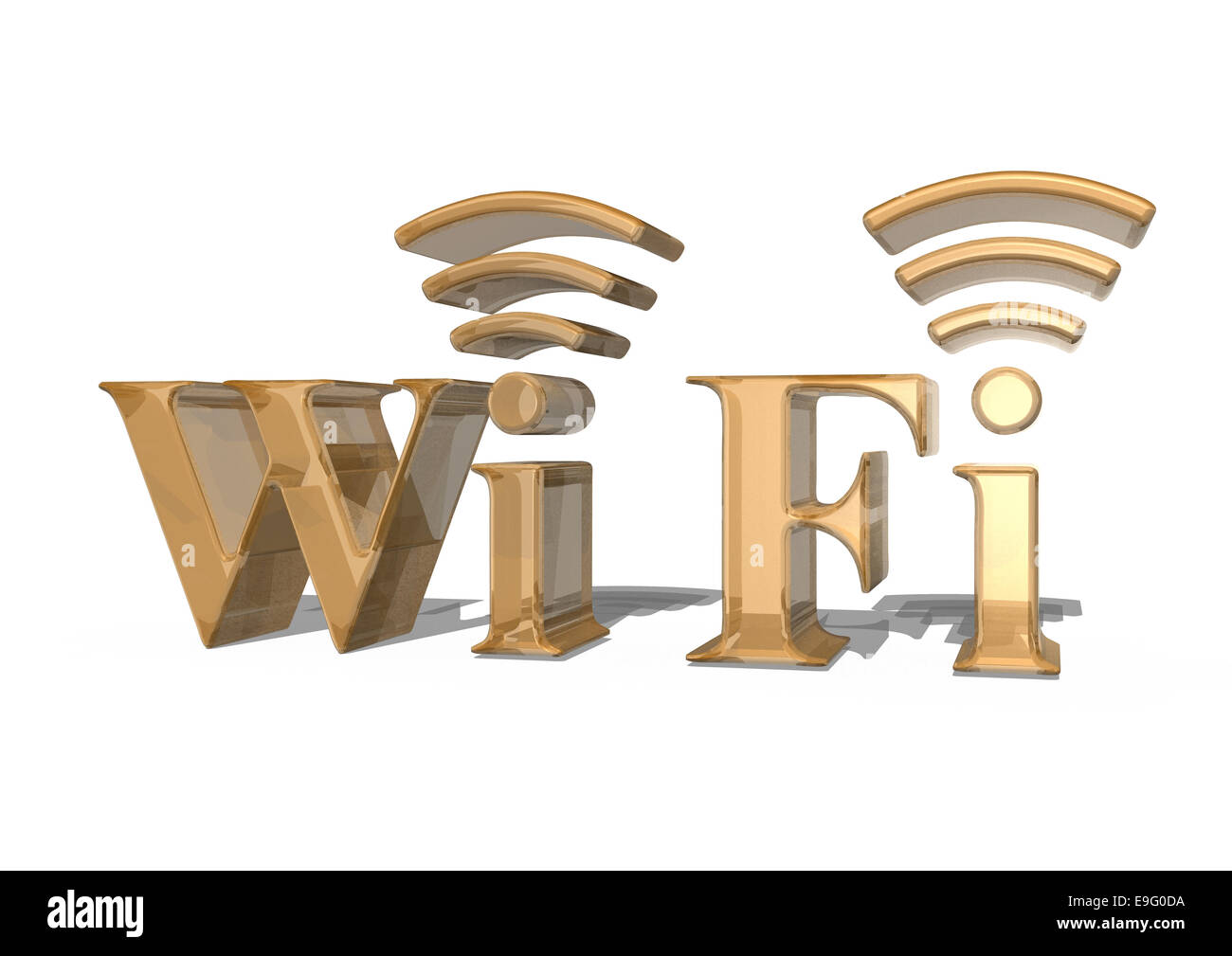 Sign of a wireless communication Stock Photo - Alamy