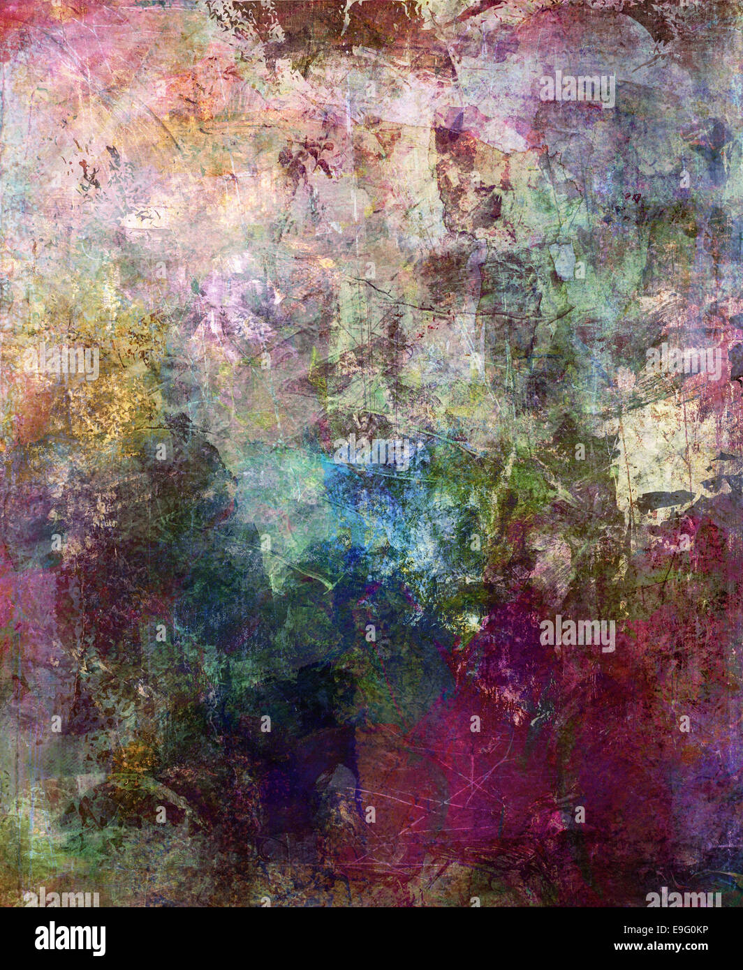 abstract artwork - mixed media Stock Photo - Alamy