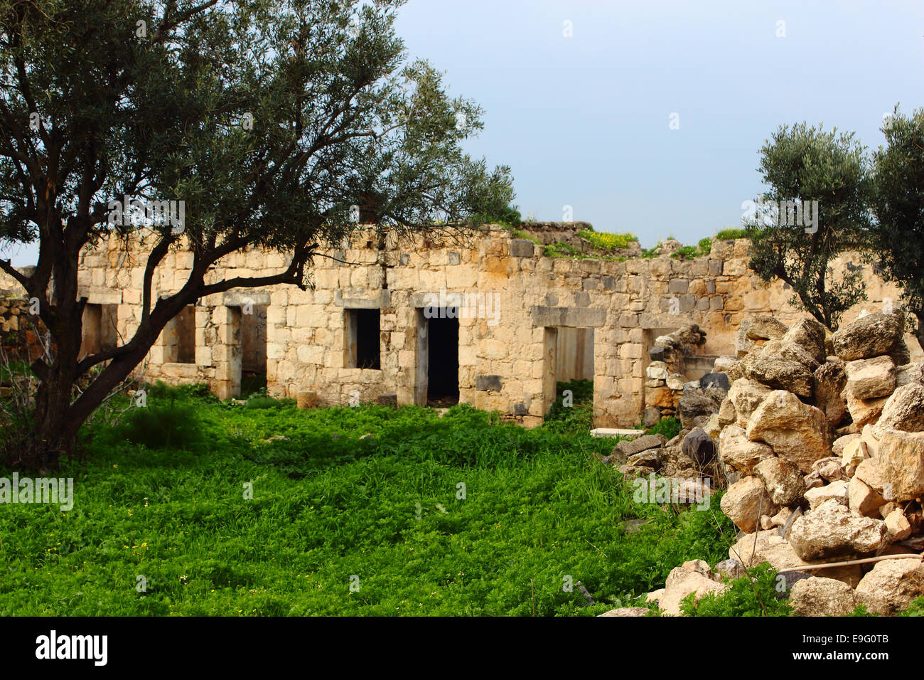 Umm Qais City Stock Photo - Alamy