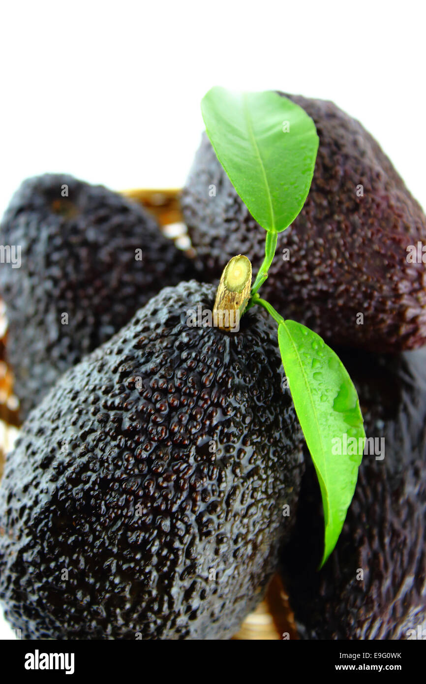 Basket avocados hi-res stock photography and images - Alamy