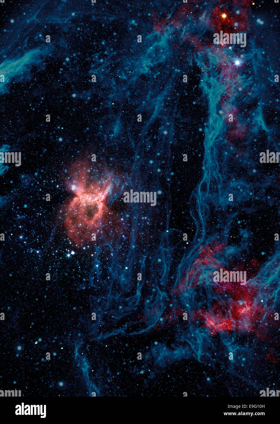 Star field in space and a nebulae Stock Photo - Alamy