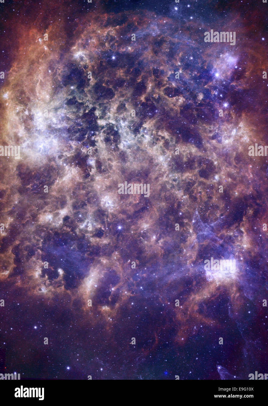 Star field in space and a nebulae Stock Photo - Alamy