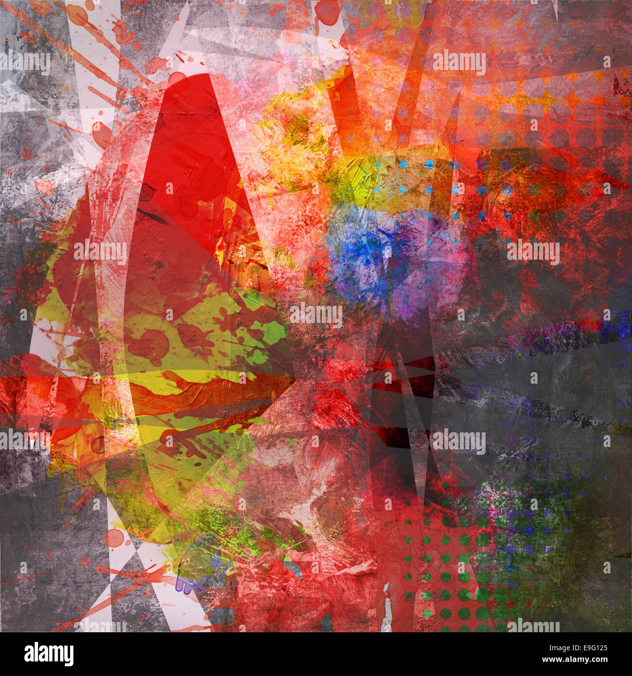 abstract artwork - mixed media Stock Photo - Alamy