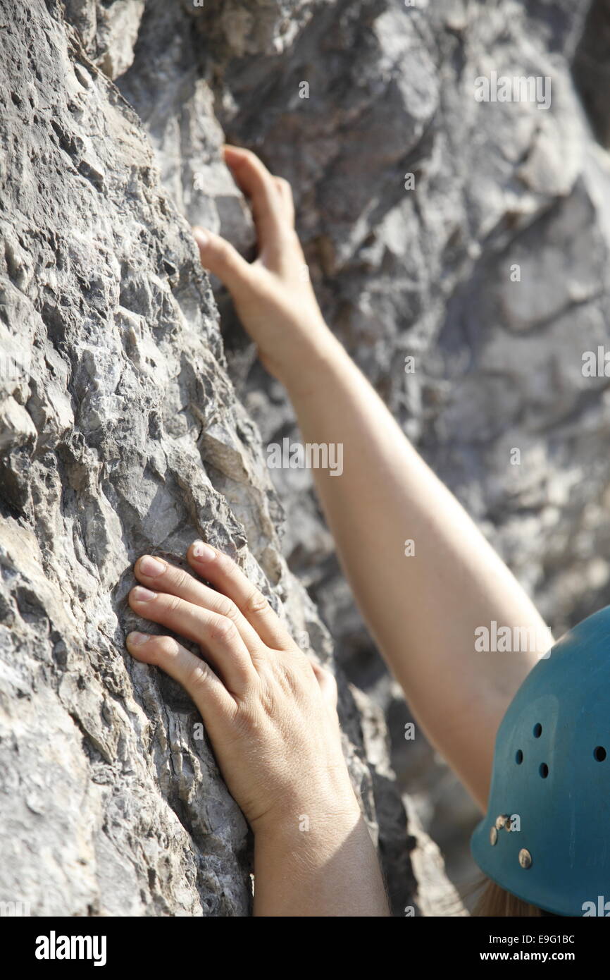 Climbing hands hi-res stock photography and images - Alamy