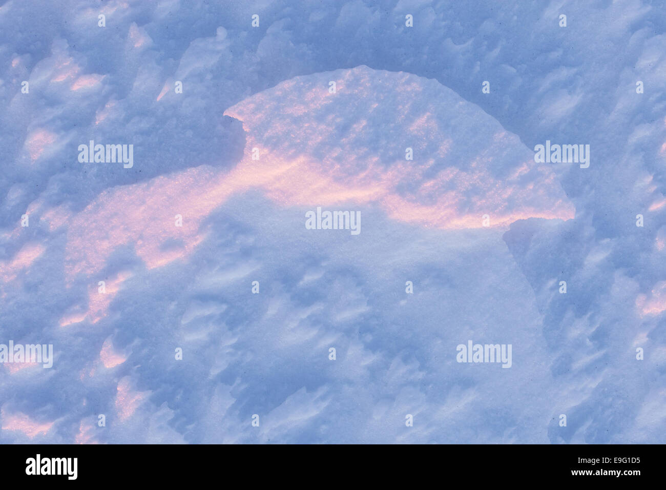 structures in the snow Stock Photo - Alamy