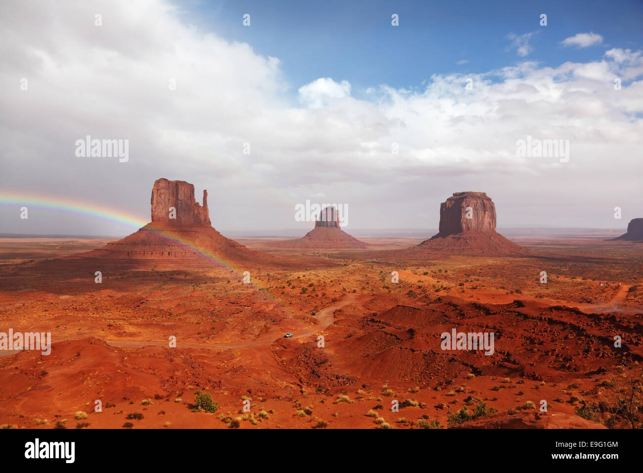 The famous Mittens in the rain Stock Photo - Alamy