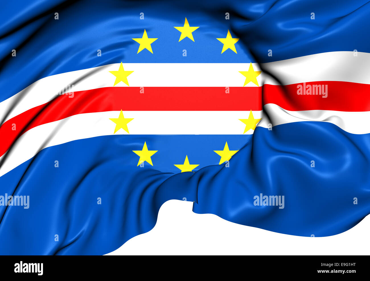 Flag of Cape Verde Stock Photo - Alamy