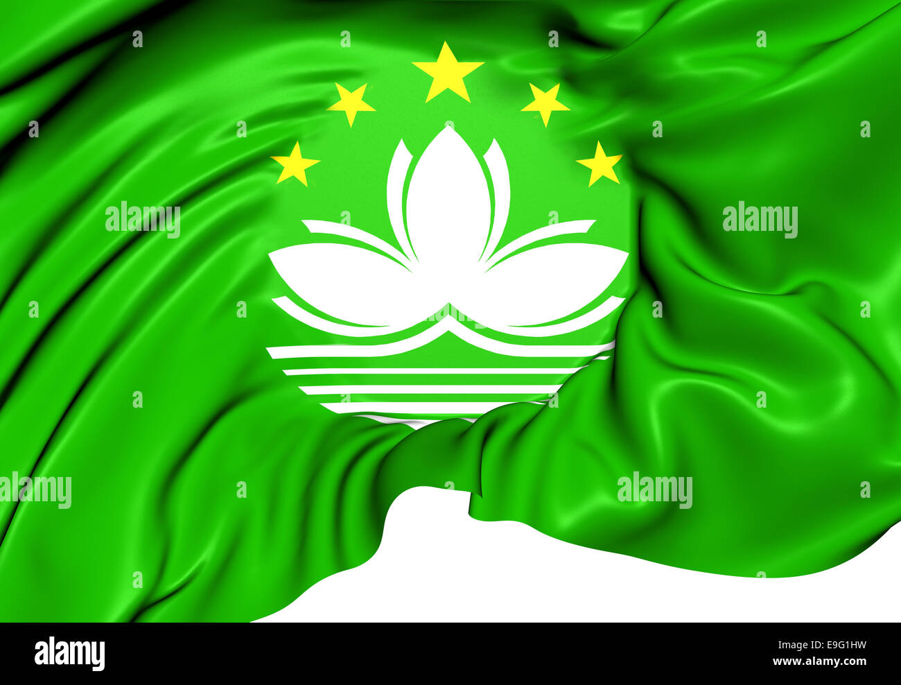 Flag of Macau Stock Photo - Alamy