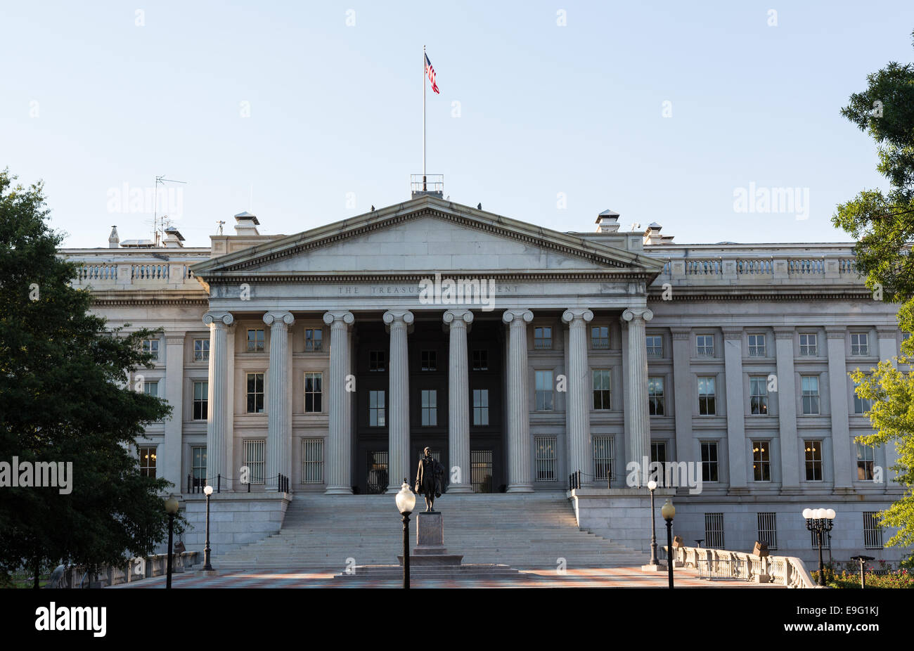 Treasury Building Washington DC Stock Photo - Alamy