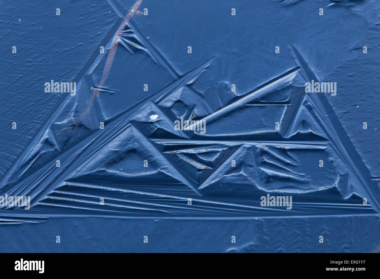 structure on Ice Stock Photo - Alamy