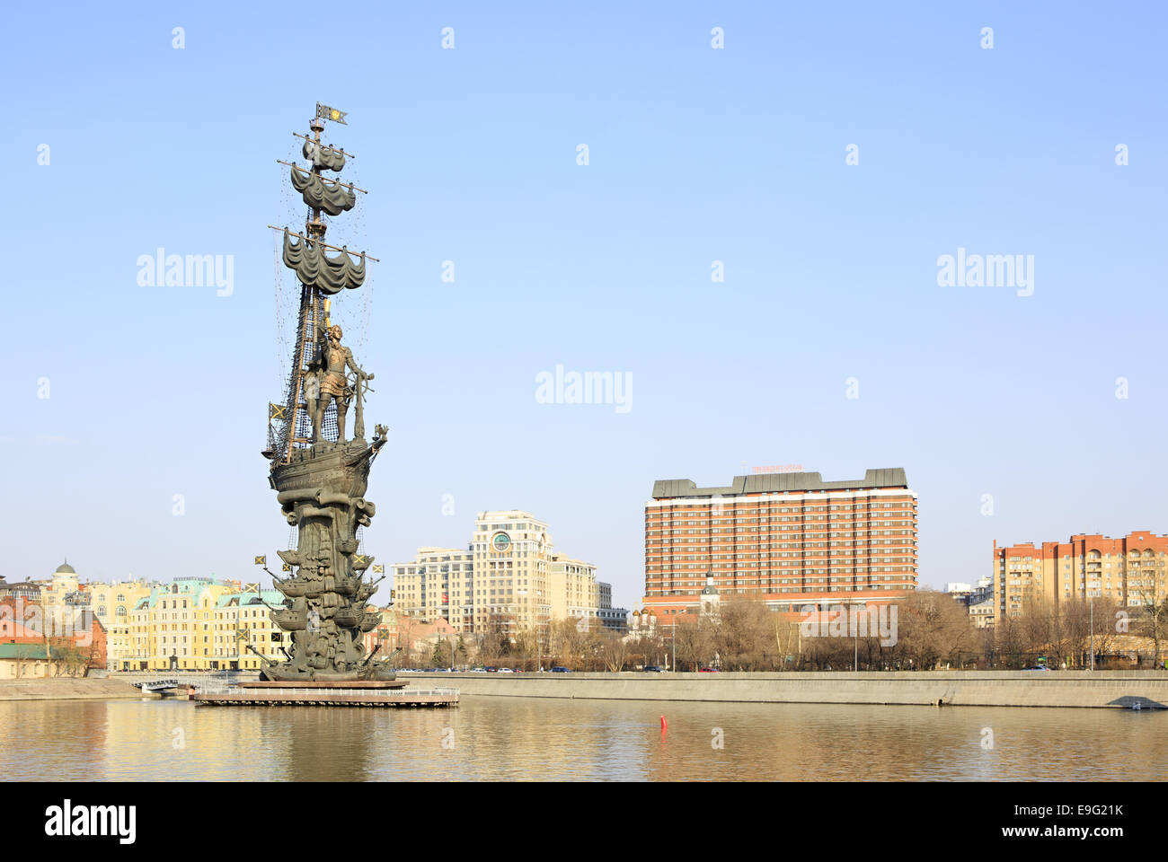 Peter the Great Statue in Moscow Stock Photo - Alamy
