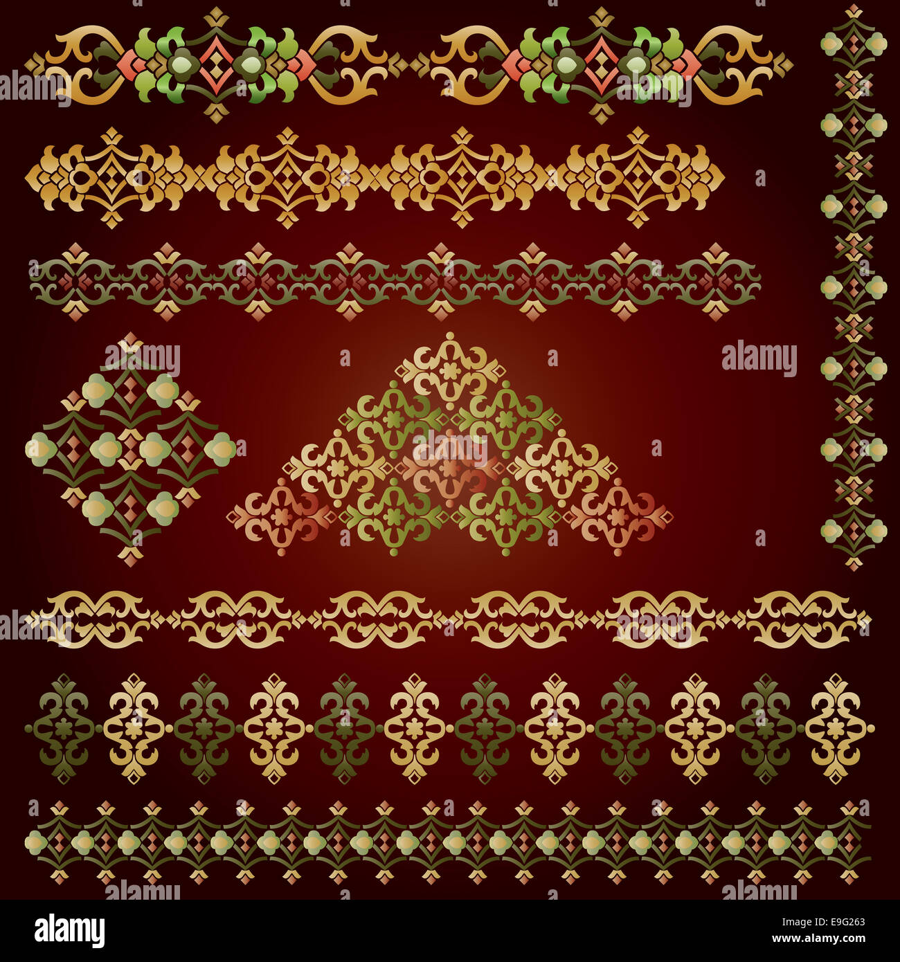 Vintage border hi-res stock photography and images - Alamy