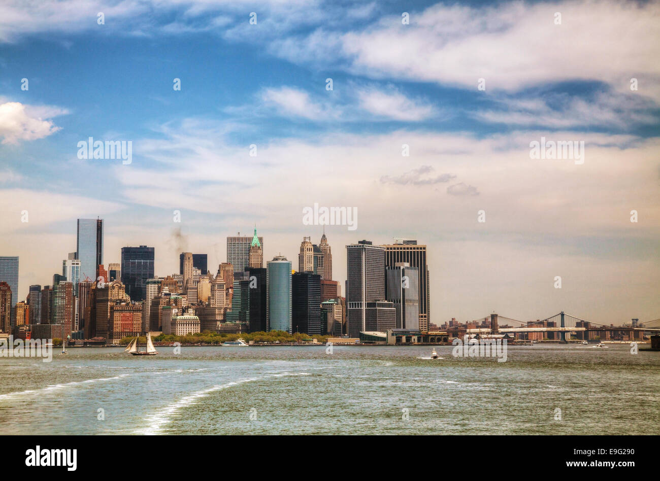 New York City cityscape Stock Photo - Alamy