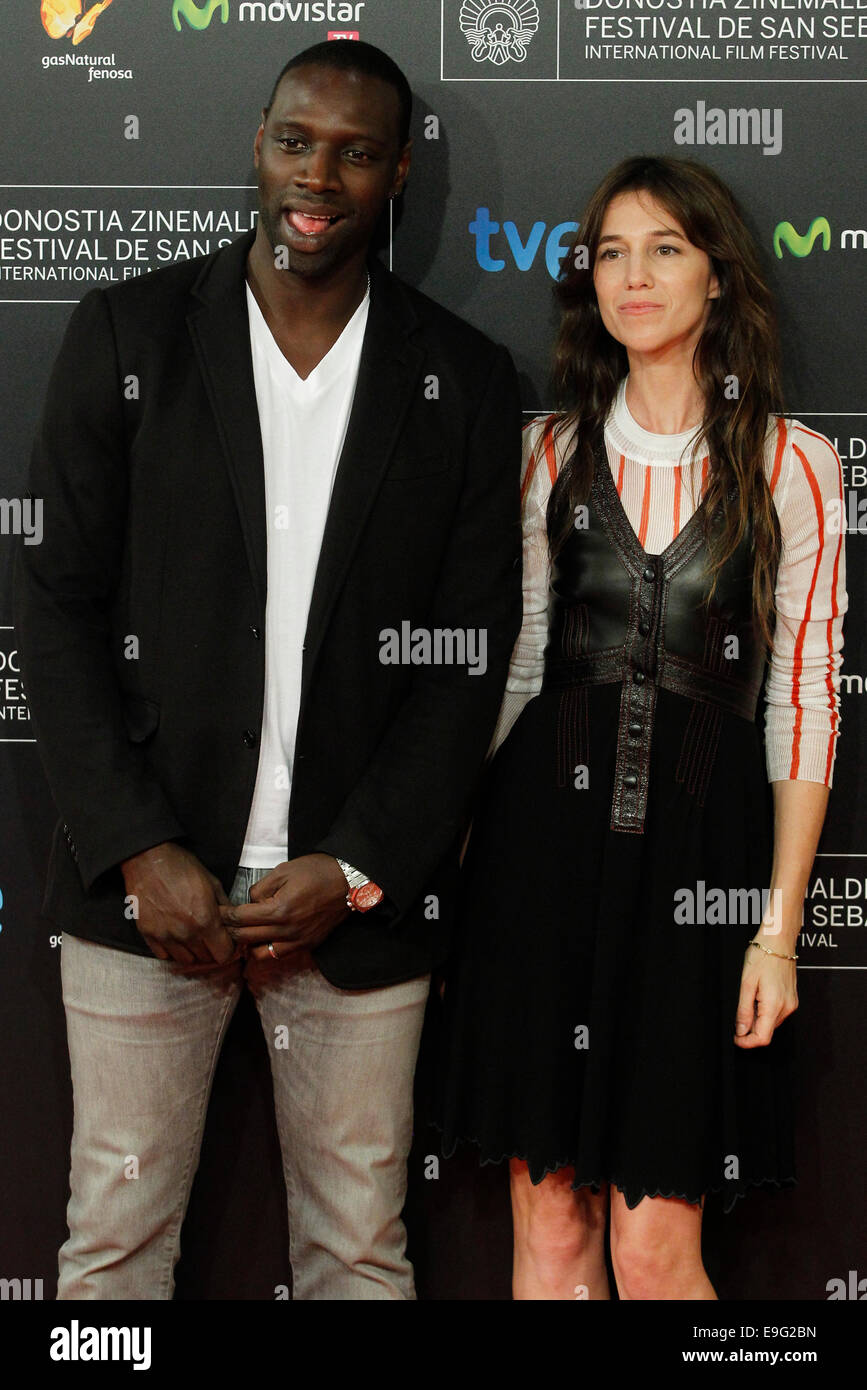 San Sebastian. Spain. Charlotte Gainsbourg and Omar Sy attends the ...