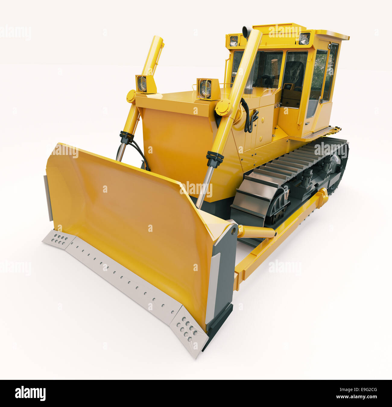 Heavy crawler bulldozer Stock Photo - Alamy