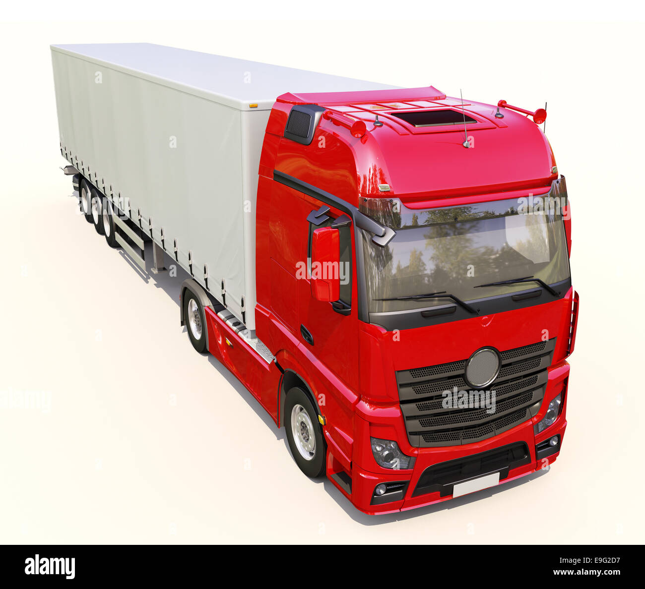 Daf truck trailer Cut Out Stock Images & Pictures - Alamy