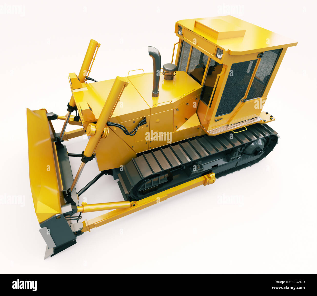 Heavy crawler bulldozer Stock Photo - Alamy