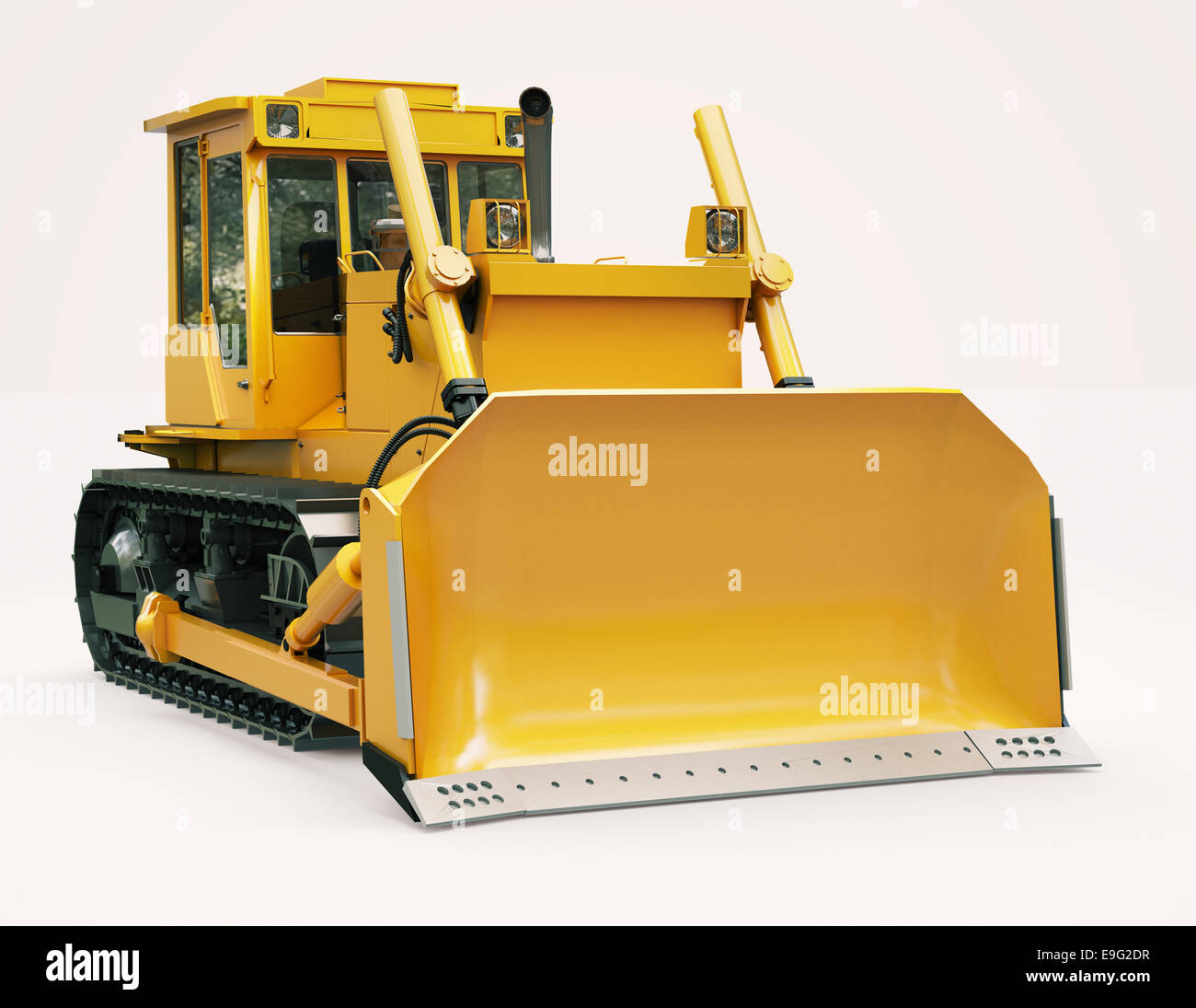 Heavy crawler bulldozer Stock Photo - Alamy