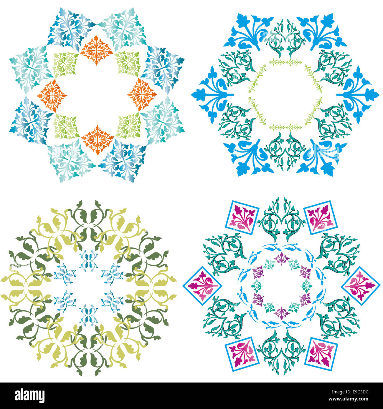 blue design element Stock Photo - Alamy