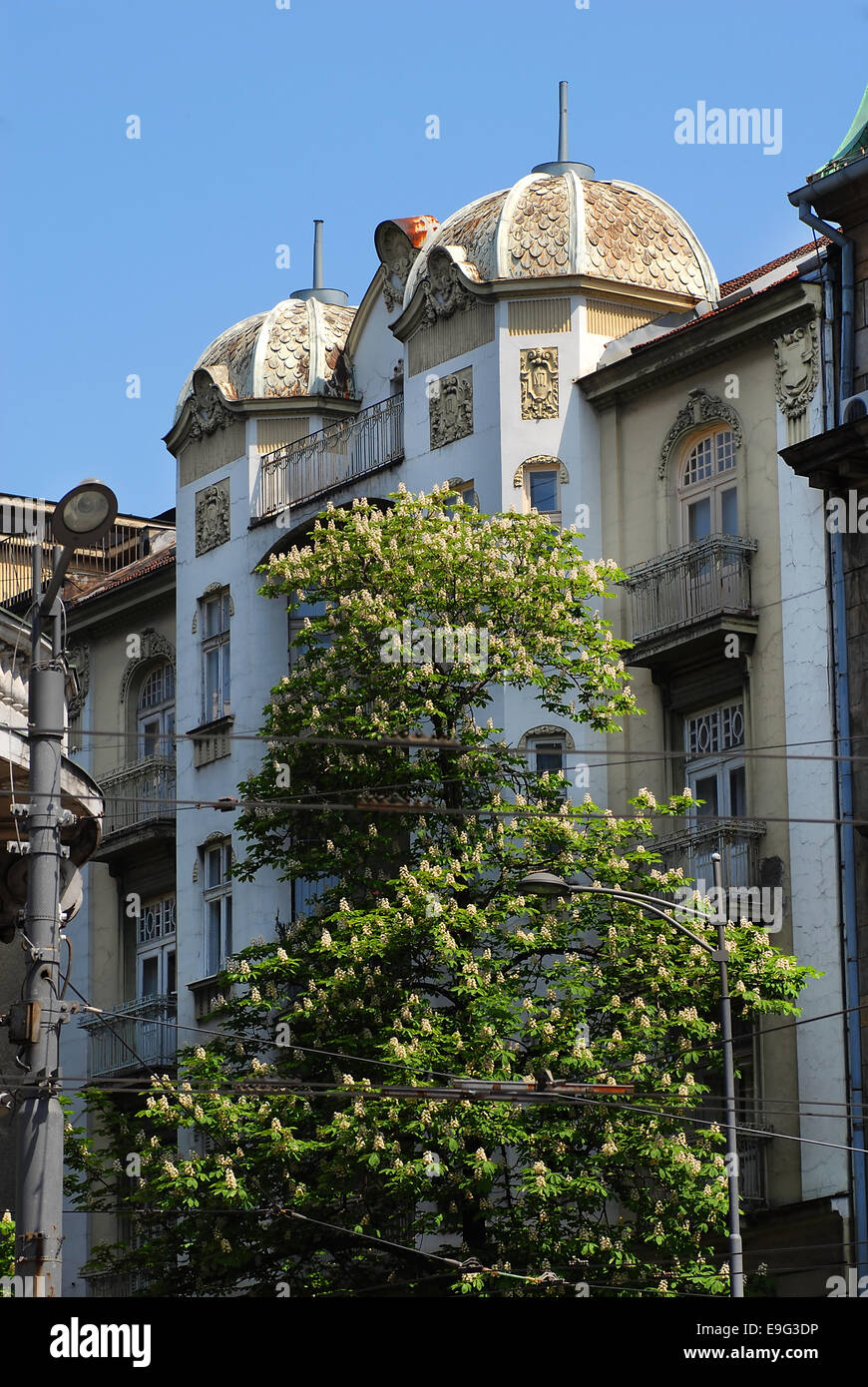 Building in Belgrade Stock Photo - Alamy