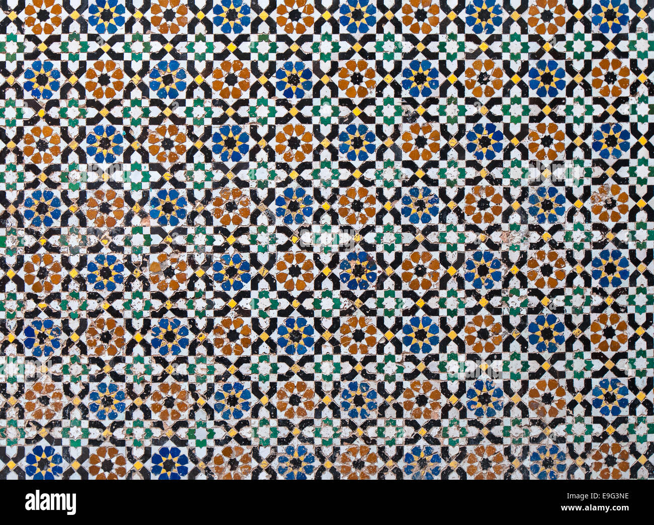 moroccan vintage tile background Stock Photo - Alamy