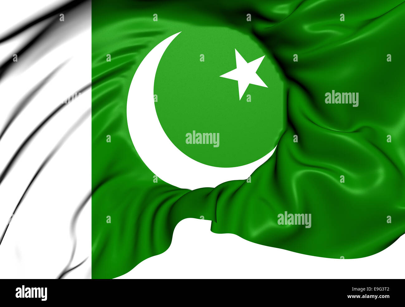Flag of Pakistan Stock Photo - Alamy